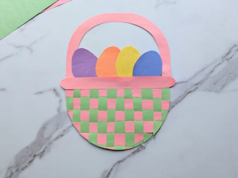 Easter Basket Weaving Craft for Kids - Raise Curious Kids