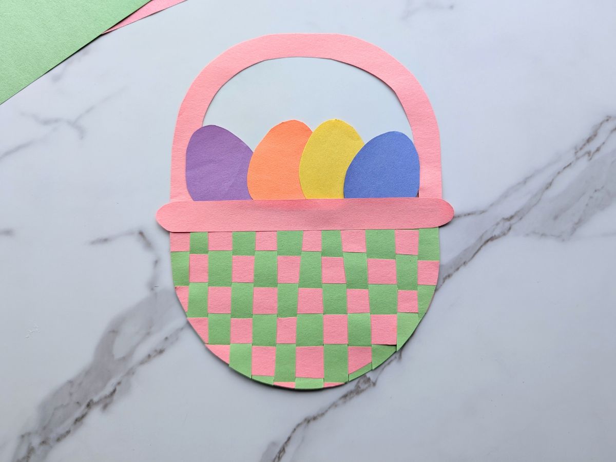 Easter Basket Weaving Craft for Kids - Raise Curious Kids