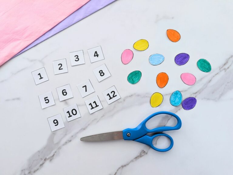 Easter Egg Preschool Counting Activity - Raise Curious Kids