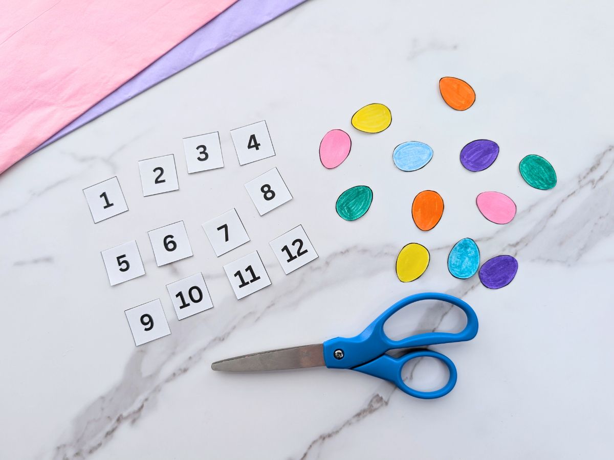 Easter Egg Preschool Counting Activity - Raise Curious Kids
