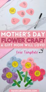 Mother's Day Flower Craft for Kids - Raise Curious Kids