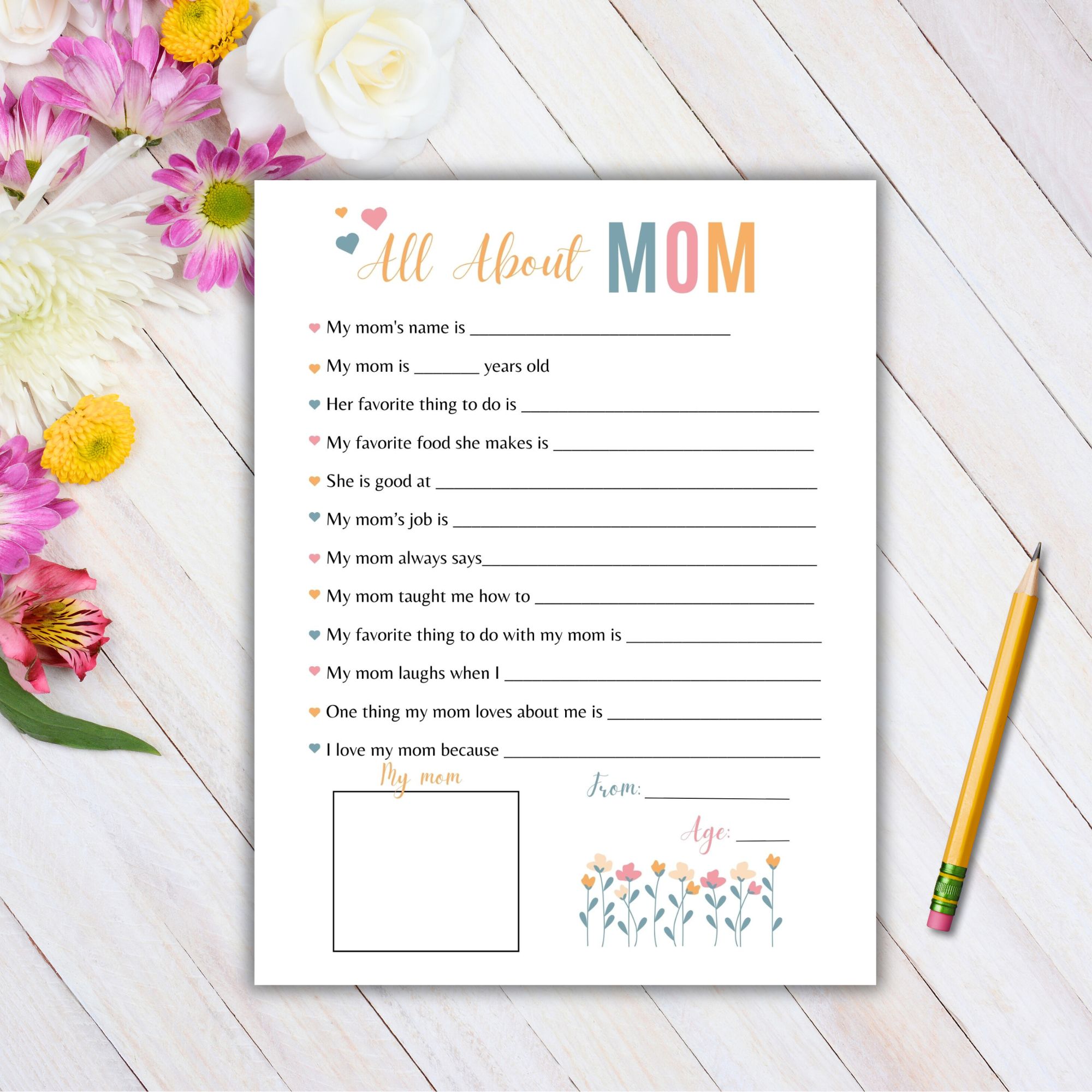 Mother's Day Crafts for Kids - Raise Curious Kids