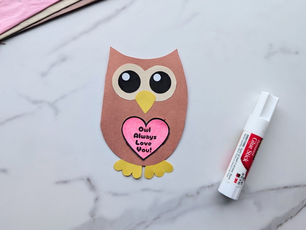 "Owl Always Love You" Card Craft for Kids to Gift - Raise Curious Kids
