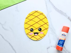 Pineapple Paper Plate Craft for Kids - Raise Curious Kids