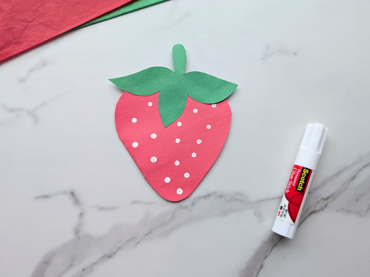 "I Love You Berry Much" Strawberry Card Craft - Raise Curious Kids