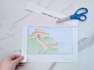 Great Wall of China 3D Craft - Raise Curious Kids