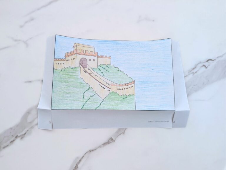Great Wall of China 3D Craft - Raise Curious Kids