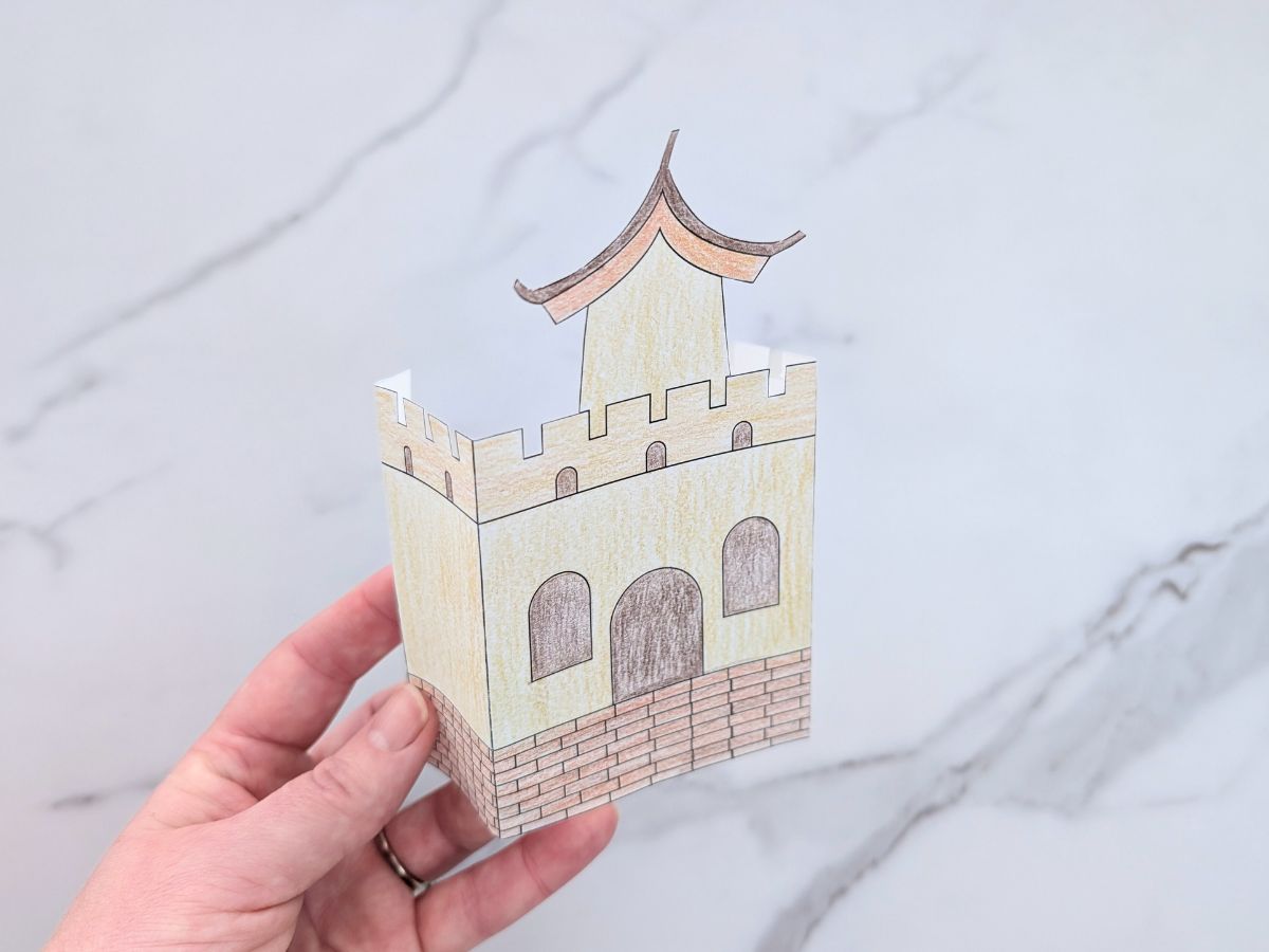 Great Wall of China 3D Craft - Raise Curious Kids