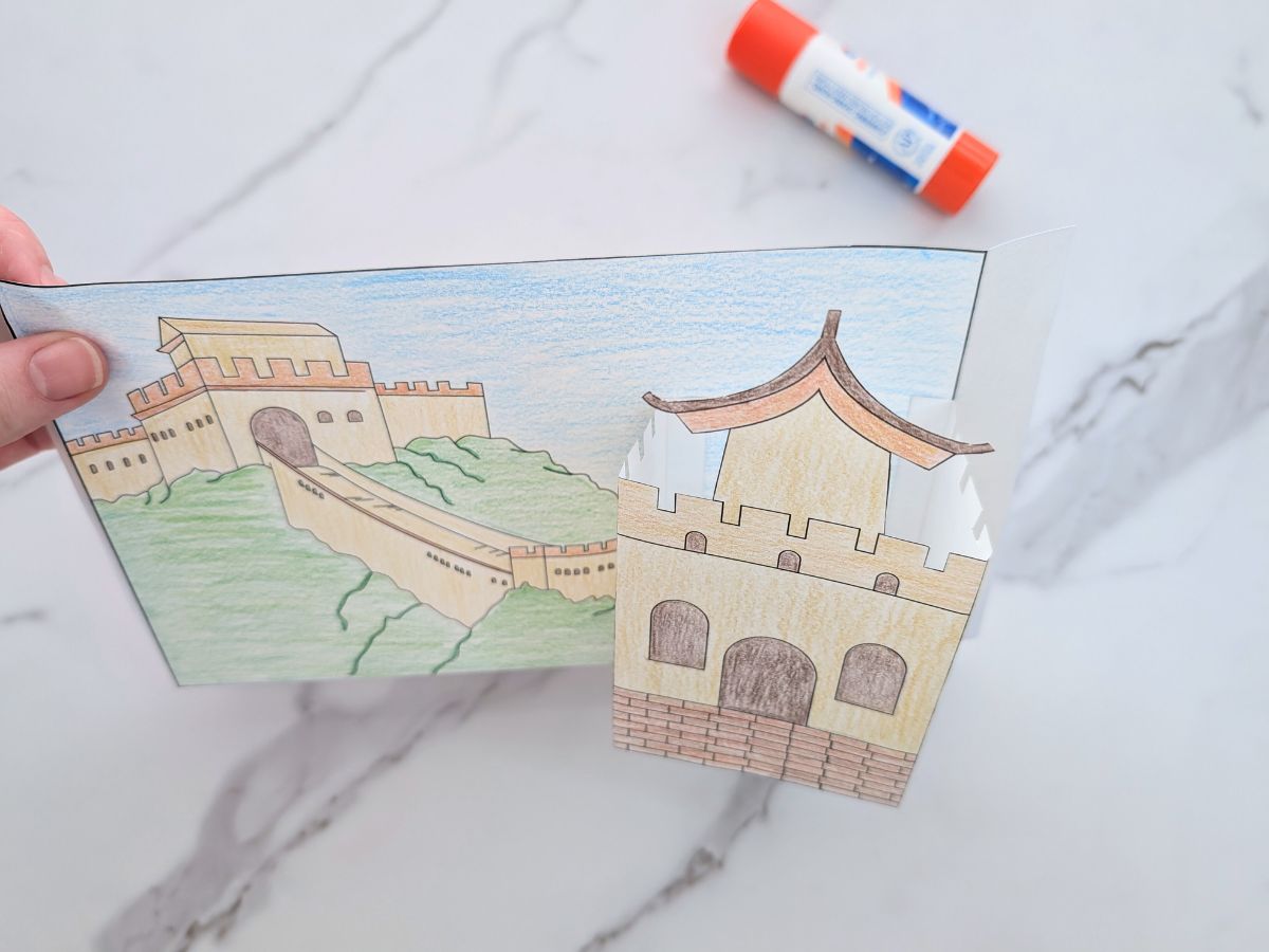 Great Wall of China 3D Craft - Raise Curious Kids