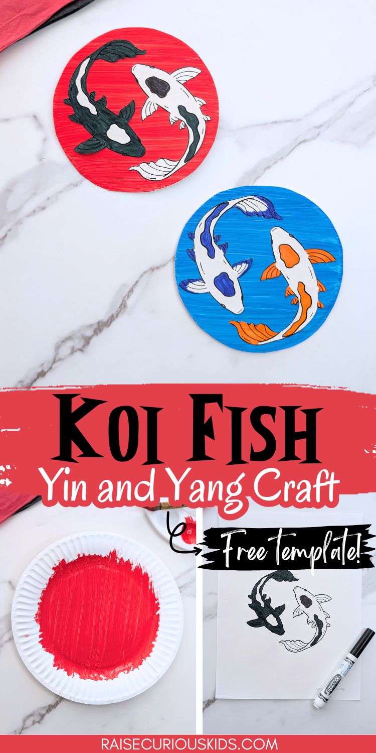 Koi Fish Yin and Yang Craft for Kids - Raise Curious Kids