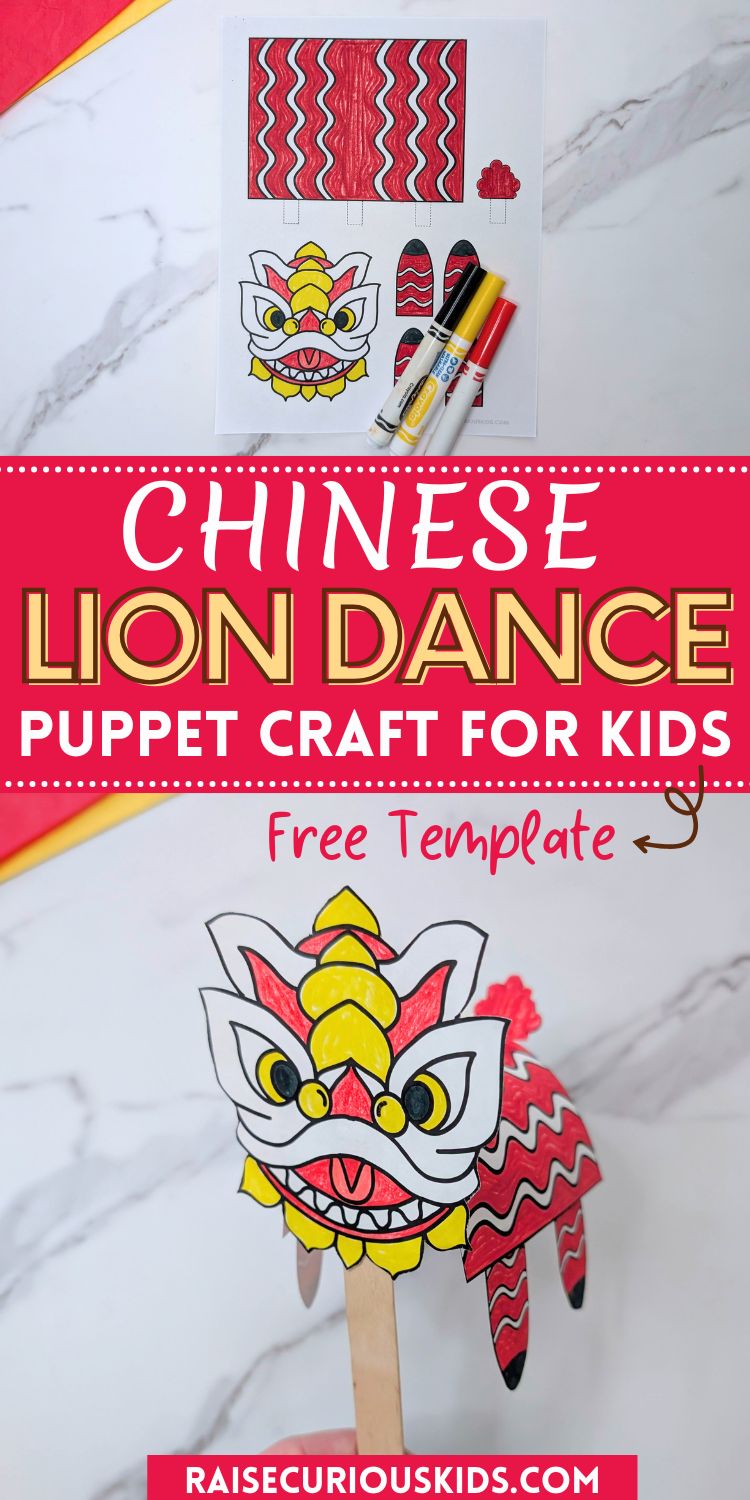 Chinese Lion Dance Puppet Craft - Raise Curious Kids