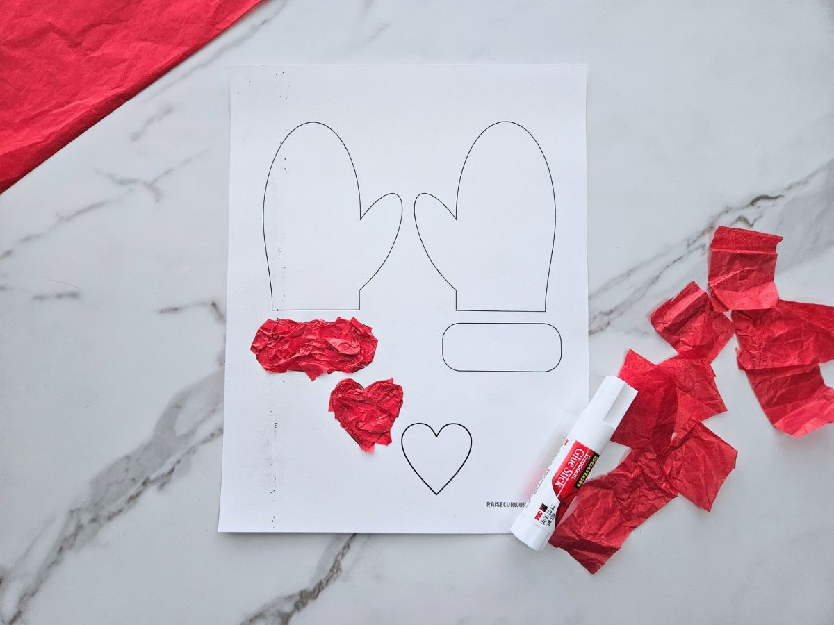 Easy Winter Mittens Craft for Kids - Raise Curious Kids