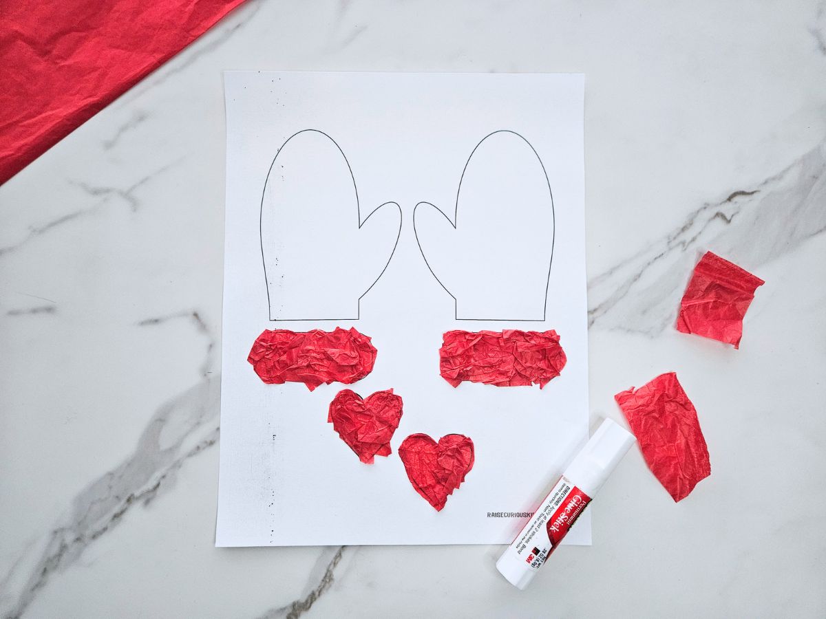 Easy Winter Mittens Craft for Kids - Raise Curious Kids