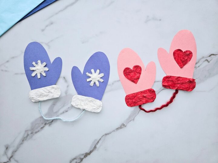 Easy Winter Mittens Craft for Kids - Raise Curious Kids