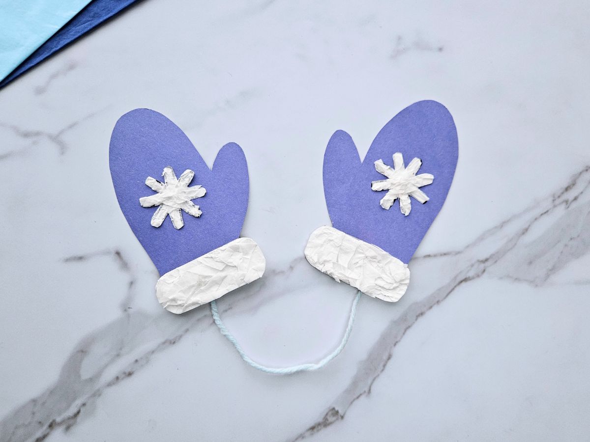 Easy Winter Mittens Craft for Kids - Raise Curious Kids