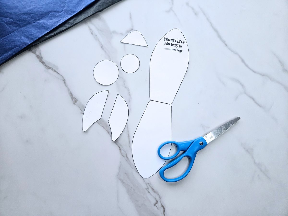 "You're Out of this World" Rocket Card Craft - Raise Curious Kids