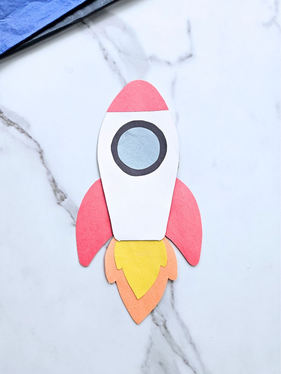 "You're Out of this World" Rocket Card Craft - Raise Curious Kids
