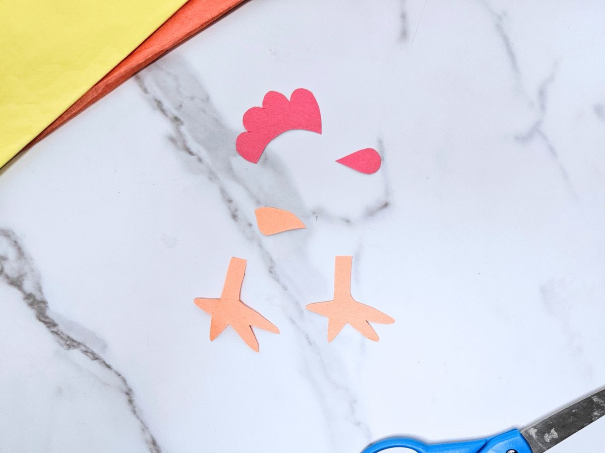 Chicken Handprint Craft for Kids - Raise Curious Kids