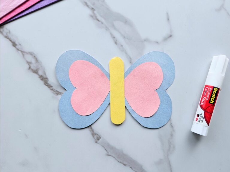 Fun and Easy Butterfly Heart Craft - Raise Curious Kids