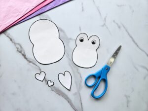 Easy Penguin Heart Craft - Raise Curious Kids