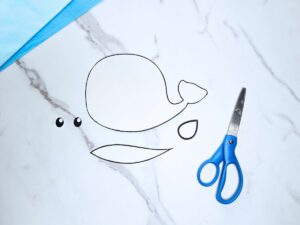Adorable Whale Paper Craft - Raise Curious Kids