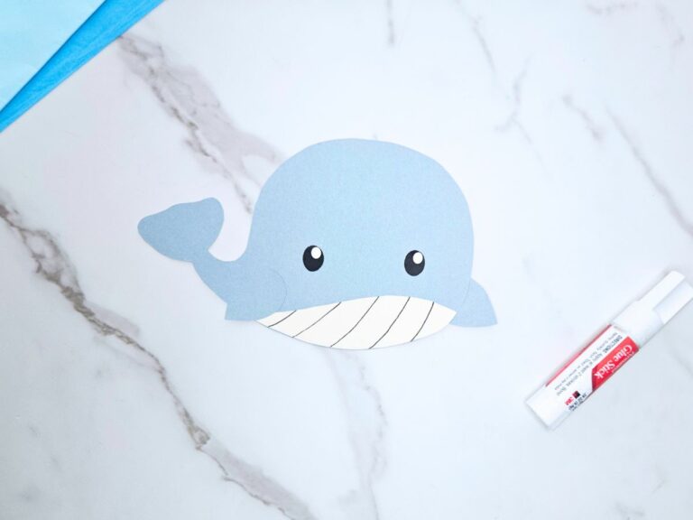 Adorable Whale Paper Craft - Raise Curious Kids