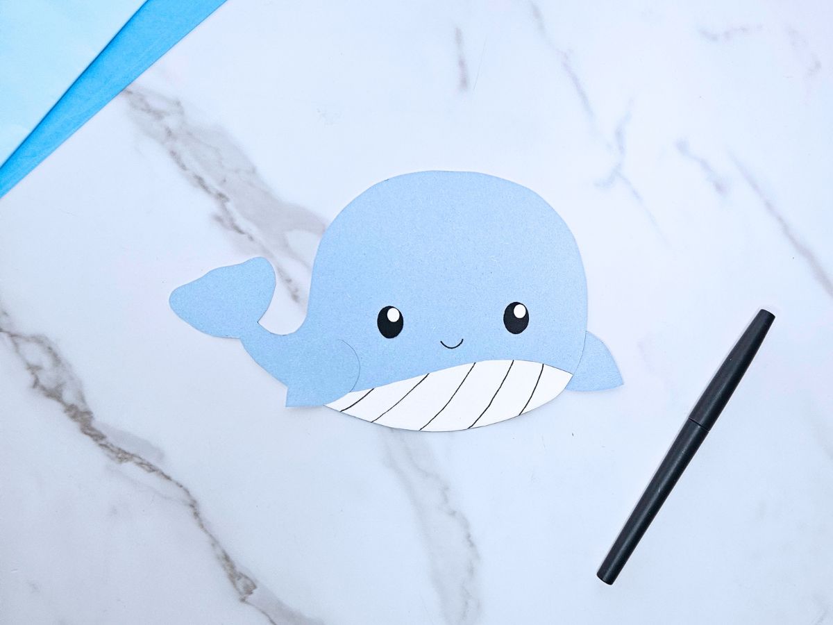 Adorable Whale Paper Craft - Raise Curious Kids