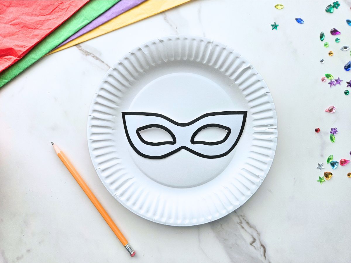 Carnival Mask Craft Template - Raise Curious Kids