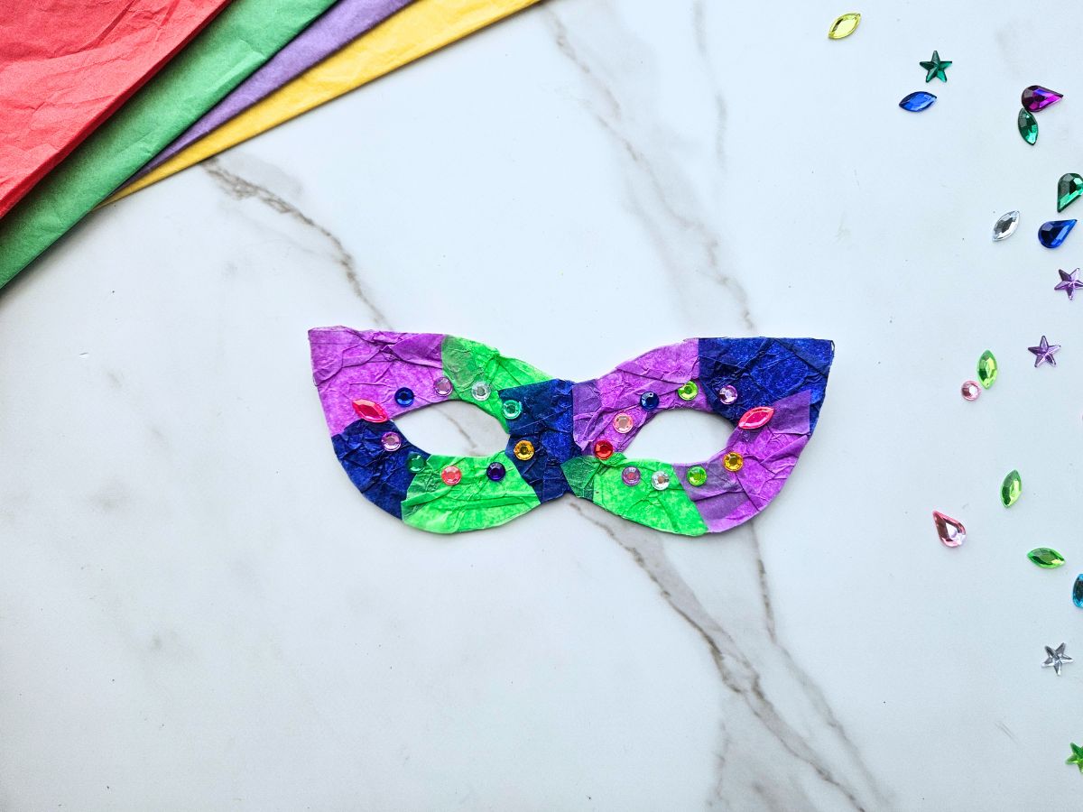 Carnival Mask Craft Template - Raise Curious Kids