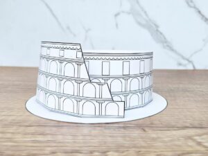 Colosseum 3D Paper Craft - Raise Curious Kids