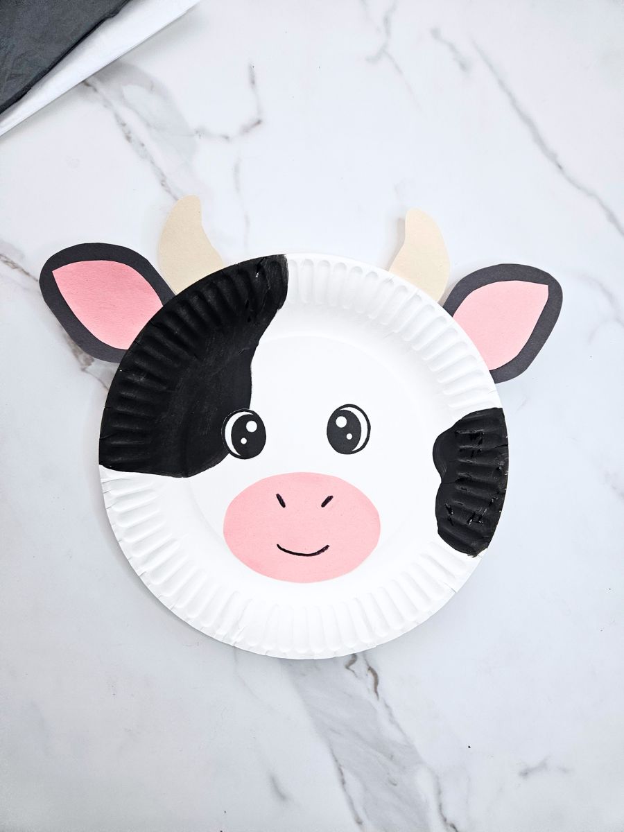 Cow Paper Plate Craft - Raise Curious Kids