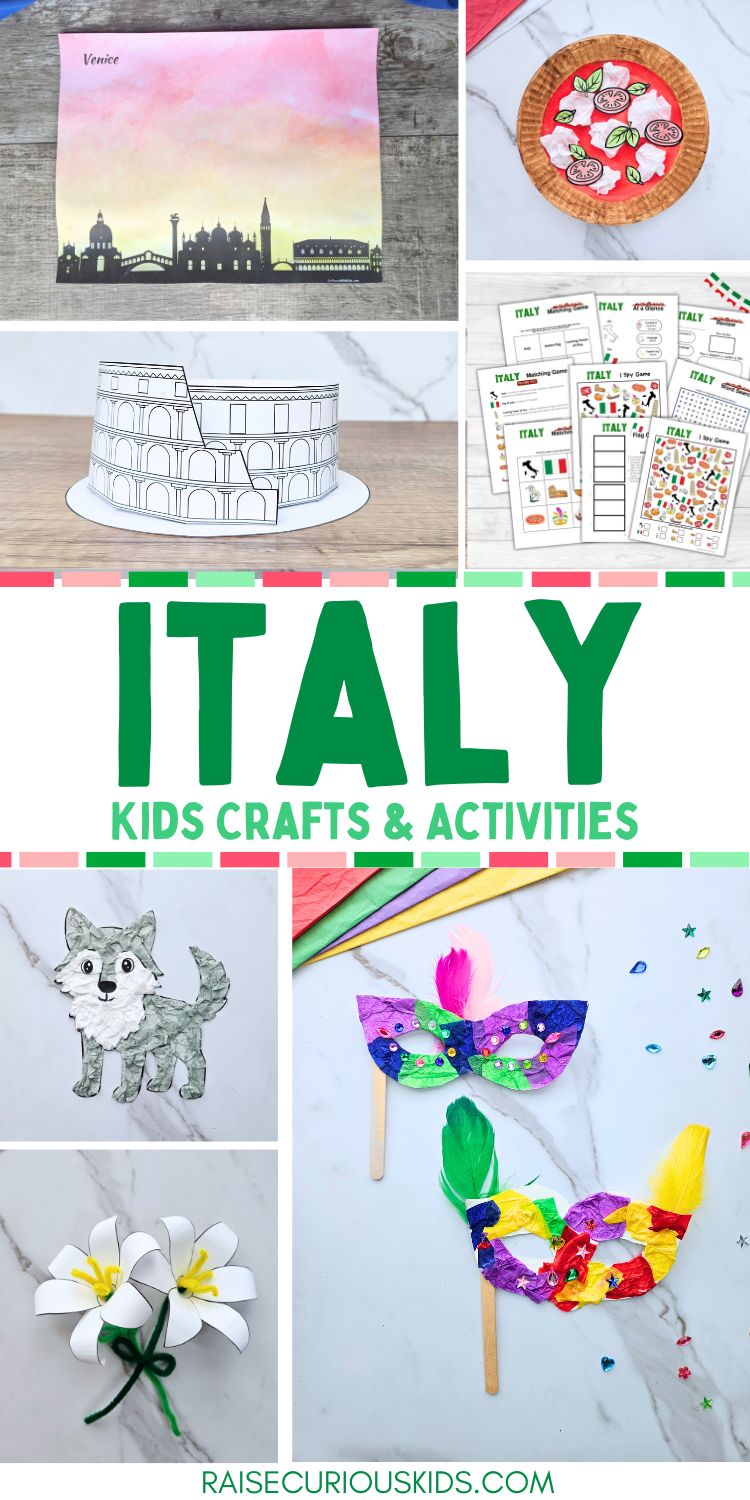 Italy Crafts and Activities for Kids - Raise Curious Kids