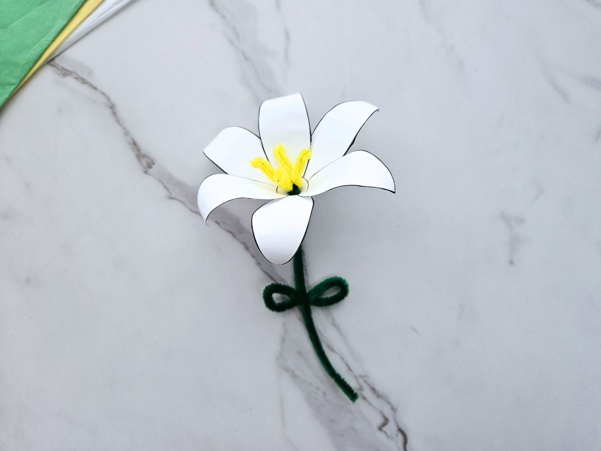 Lily Paper Craft for Kids - Raise Curious Kids
